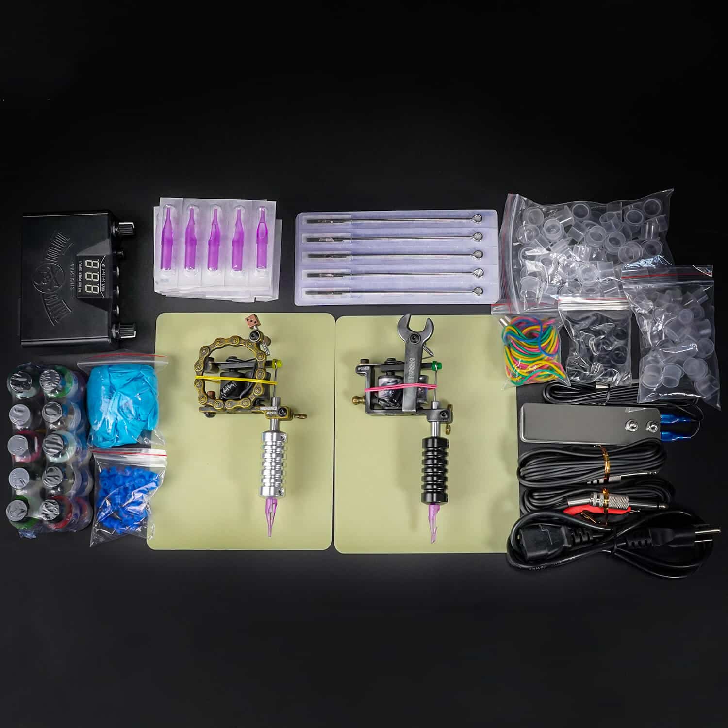 Wormhole Tattoo Machine Kit With 2 Machines Wormholesupply